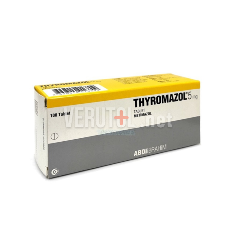 Тиромазол 5мг 100табл. / Thyromazol 5mg 100tbl - Verutol